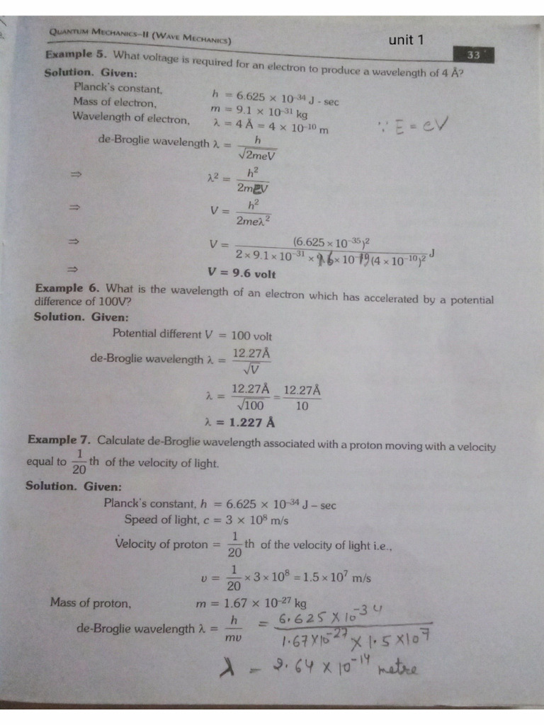 Numericals From Each Unit | PDF
