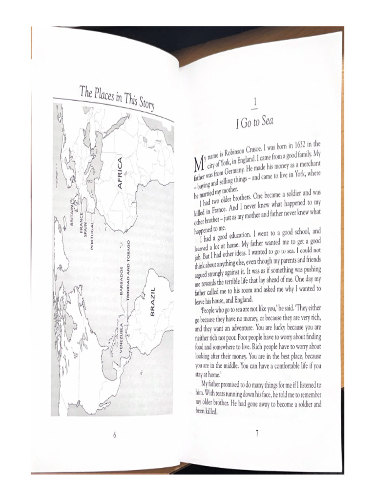 Robinson Crusoe Chapter 1-11 | PDF