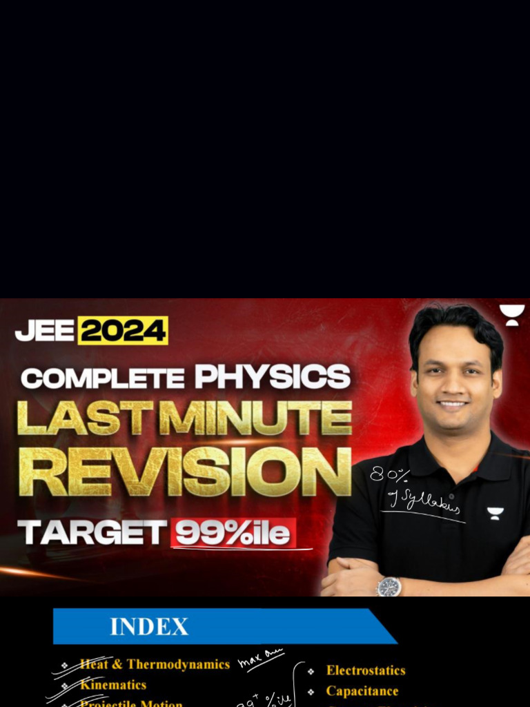 Complete Physics One Shot | PDF