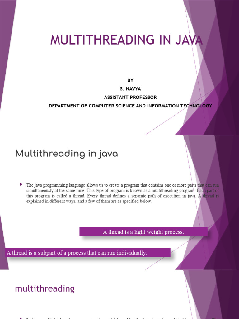 Multithreading | PDF | Process (Computing) | Method (Computer Programming) Multithreading | PDF | Process (Computing) | Method (Computer Programming)
