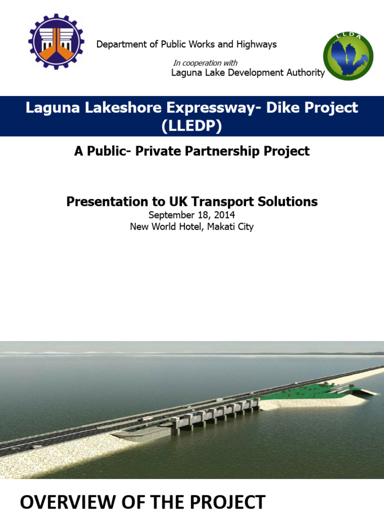Laguna Lakeshore Expressway-Dike Overview | PDF | Metro Manila | Earth ...