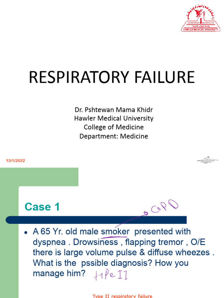 Understanding Respiratory Failure Types | PDF