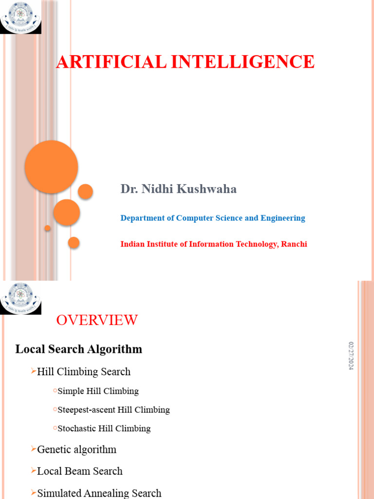 Local Search Hill Climbing Genetic Algo Pdf Genetic Algorithm