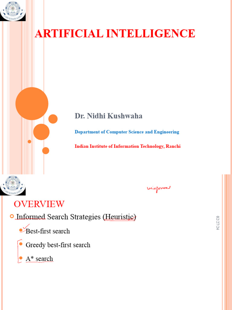 6-7.informed Search (Recovered) | PDF | Mathematical Logic | Computer Science