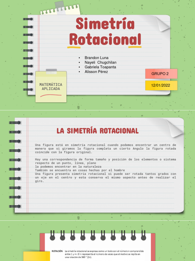 Simetria de Rotación | PDF | Rotación | Simetría