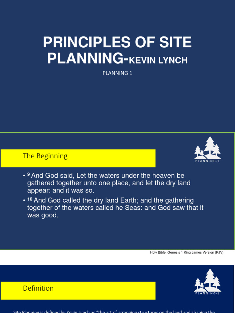 Site Planning Principles Kevin Lynch-2 | PDF | Soil | Erosion