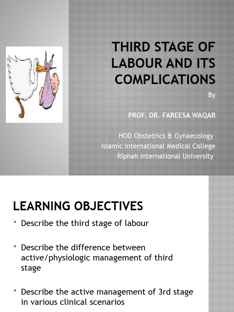 Third Stage of Labour and Its Complications | Download Free PDF ...