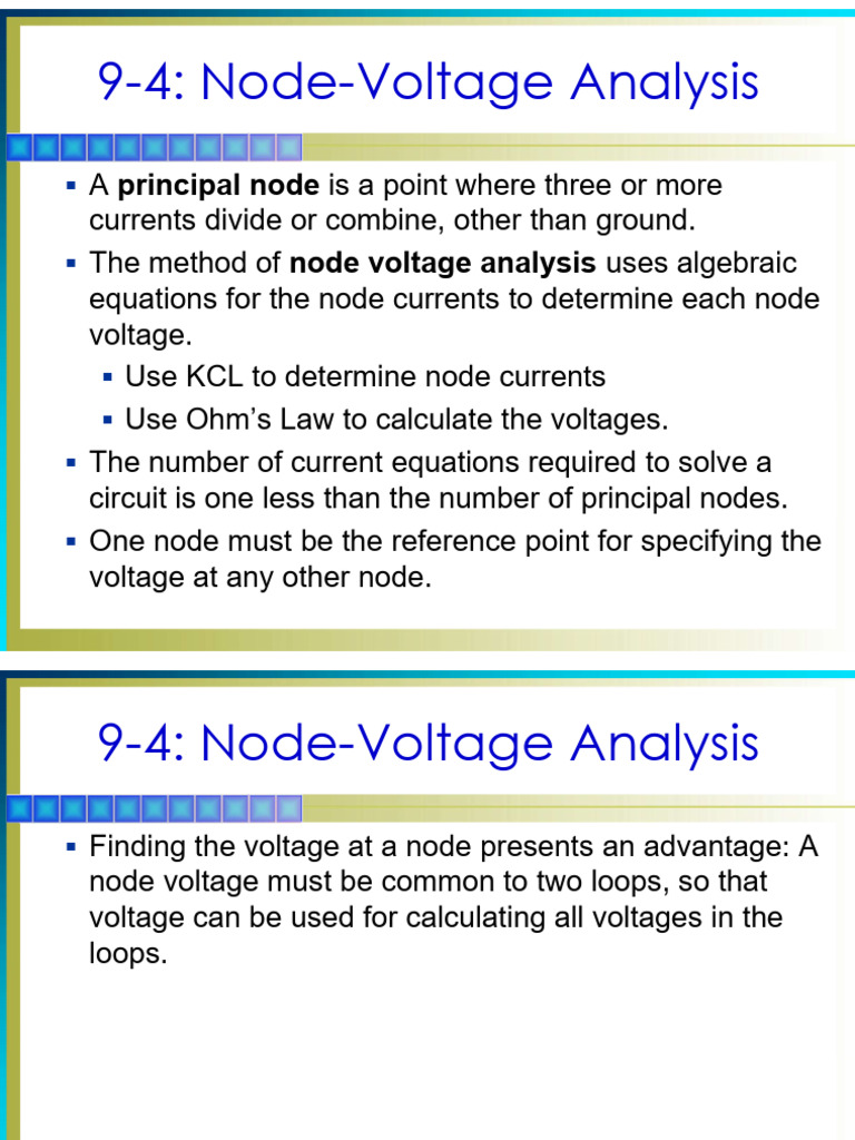 Node Voltage Analysis | PDF Node Voltage Analysis | PDF