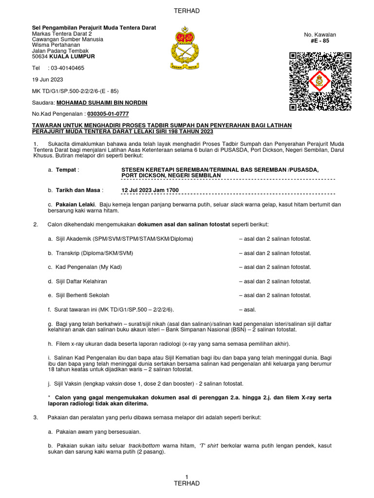 Surat Lapor Sumpah | PDF