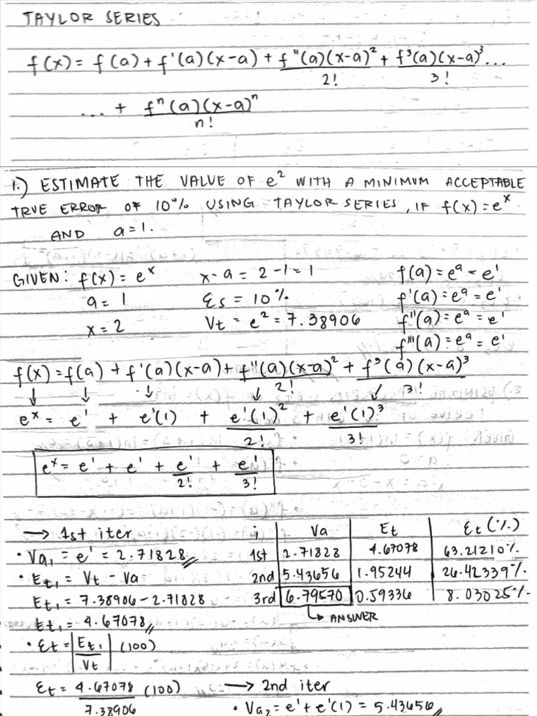 Numerical Method - 2ND Lesson | PDF