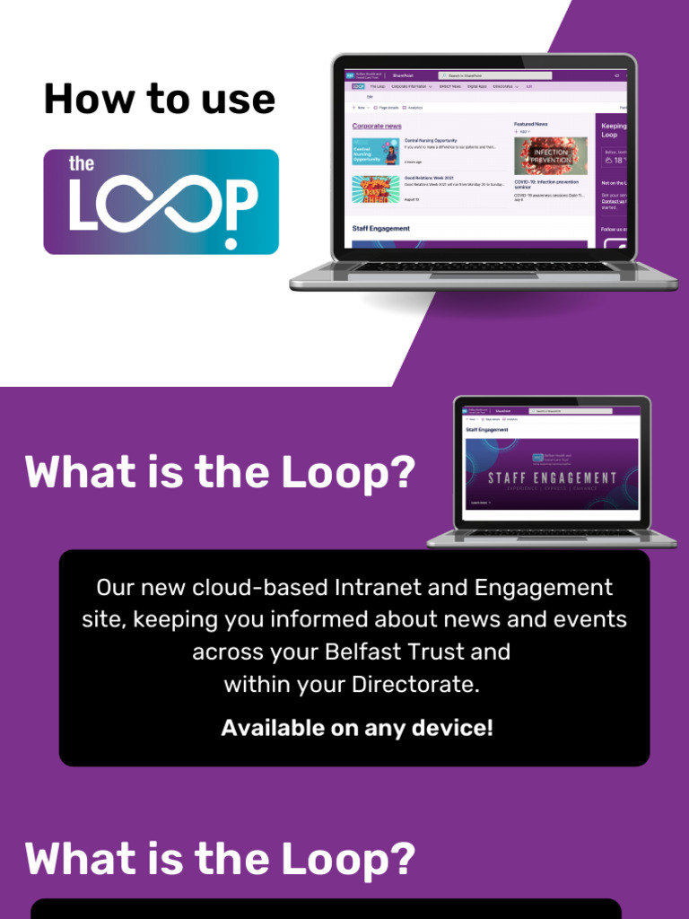 Accessing The Loop at Belfast Trust | PDF | World Wide Web | Internet & Web