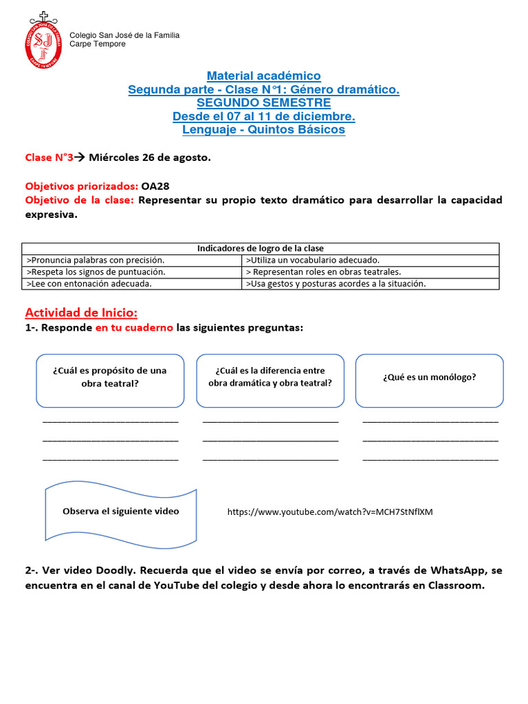 Creación y Presentación de Monólogos | PDF | Monólogo
