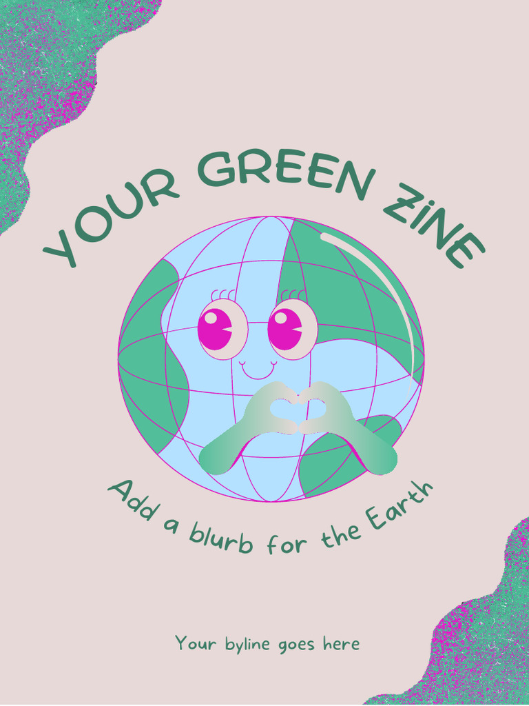 Grey Green Comics and Illustration Climate Change Social Issues Zine ...