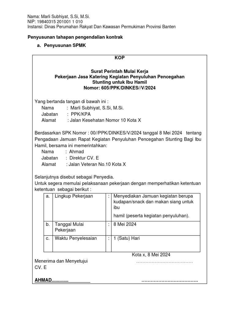 Lampiran 07 - Form SPMK Dan Monitoring Jadwal Pengiriman | PDF