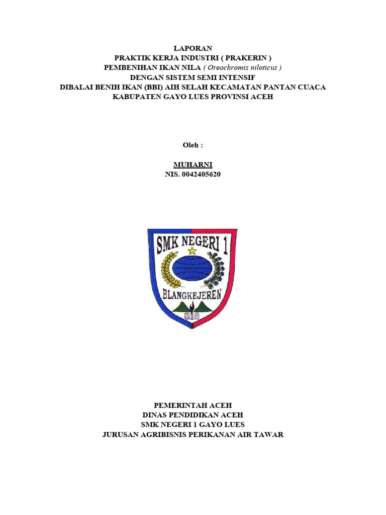 LAPORAN Muharni | PDF