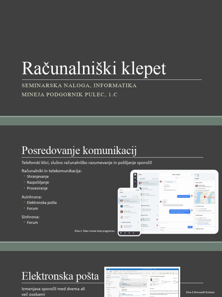Računalniški Klepet | PDF
