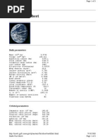 NASA Planetary Fact Sheet - Metric | PDF | Apsis | Planets