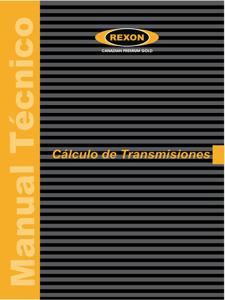 Manual Técnico de Transmisiones REXON | PDF | Caballo de fuerza | Cinturón (mecánico)