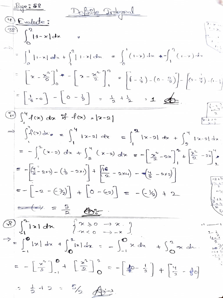 Definite Integral | PDF