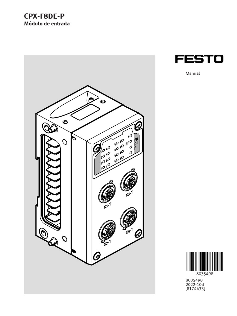 CPX-F8DE-P Manual 2022-10d 8035498e1 | PDF | Controlador lógico ...