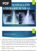 Barium Swallow Protocols and Positions | PDF | Stomach | Organ (Anatomy)