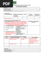 Modelo PDI Plano de Desenvolvimento Individual | PDF | Educação ...