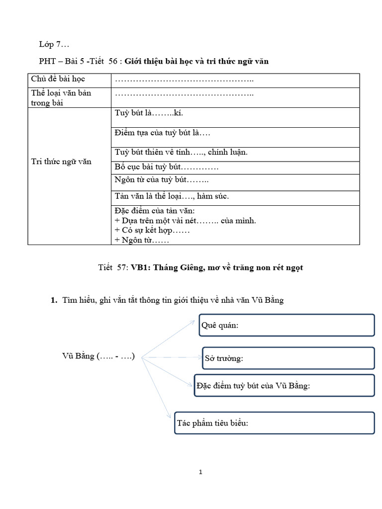 PHT VĂN 7 Bài 5 | PDF