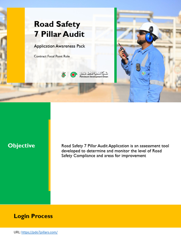 7 Pillar Audit - Application Presentation - CFP and CH Role | PDF ...