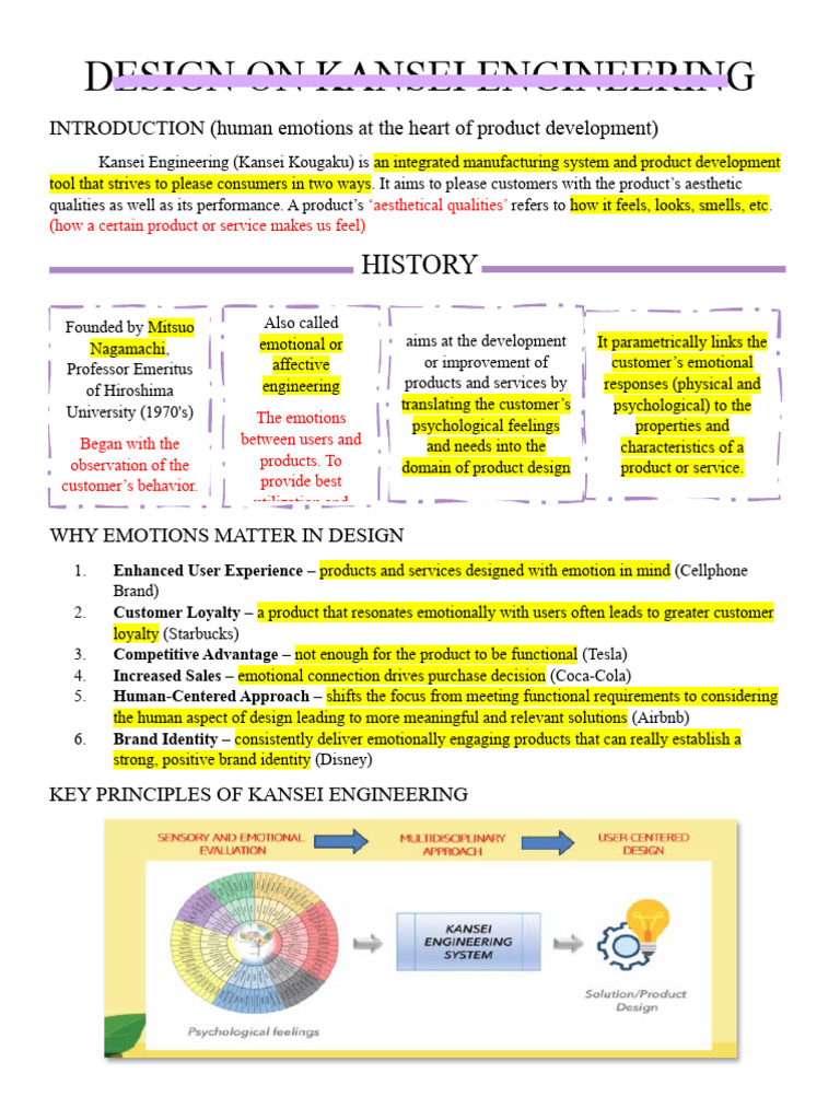 Design On Kansei Engineering | PDF | Brand | Cognition