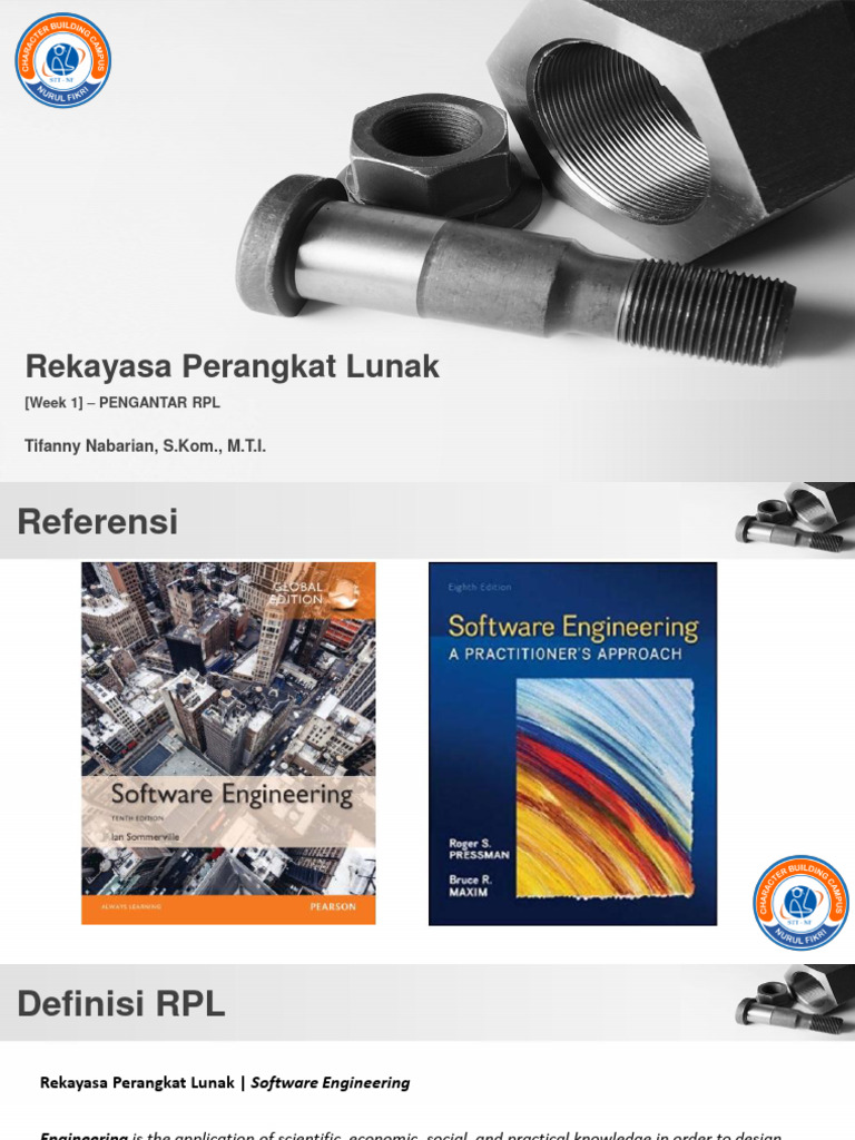 RPL Perkuliahan Ke-1 | PDF | Software | Engineering