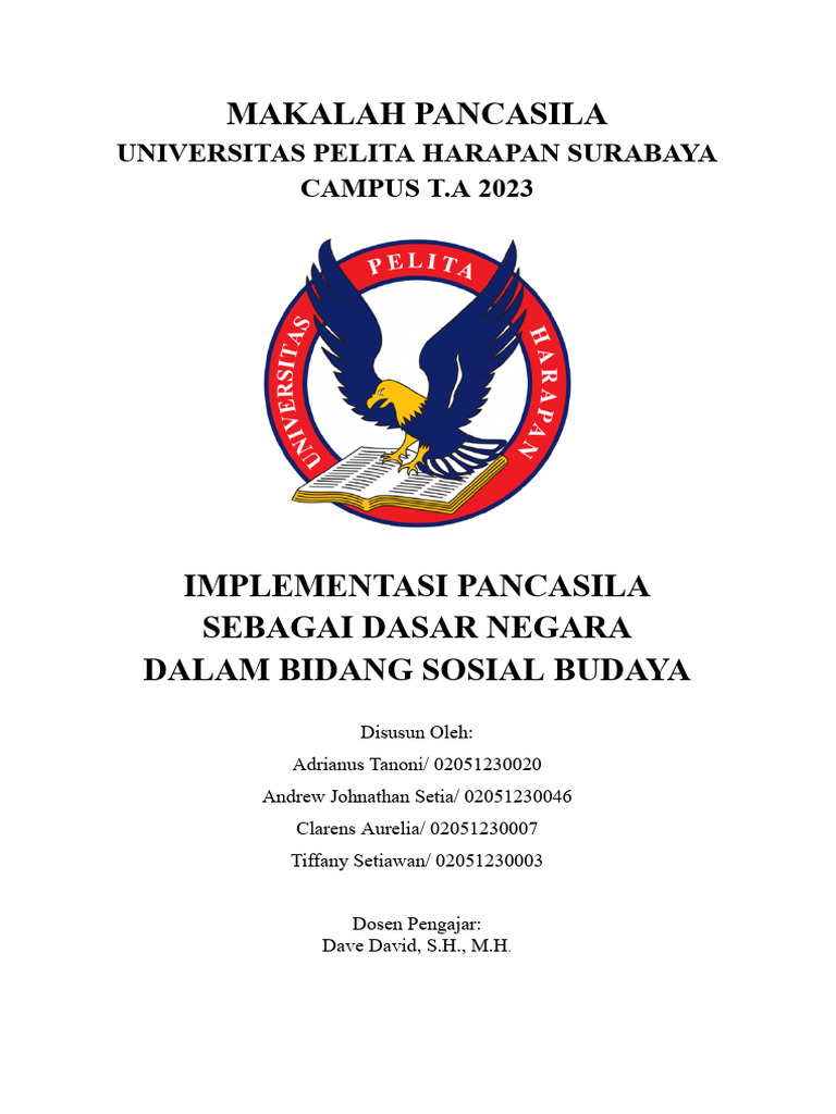 Implementasi Pancasila dalam Sosial Budaya | PDF | Ilmu Sosial | Sejarah