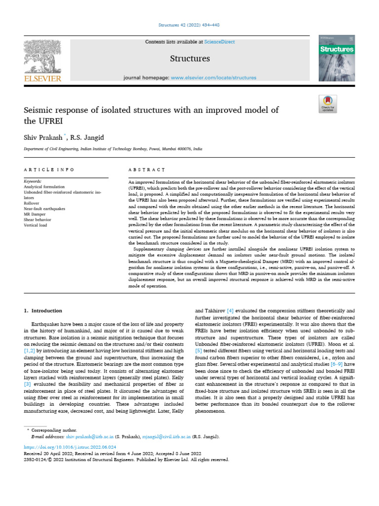 Final Published Paper | PDF | Force | Root Mean Square