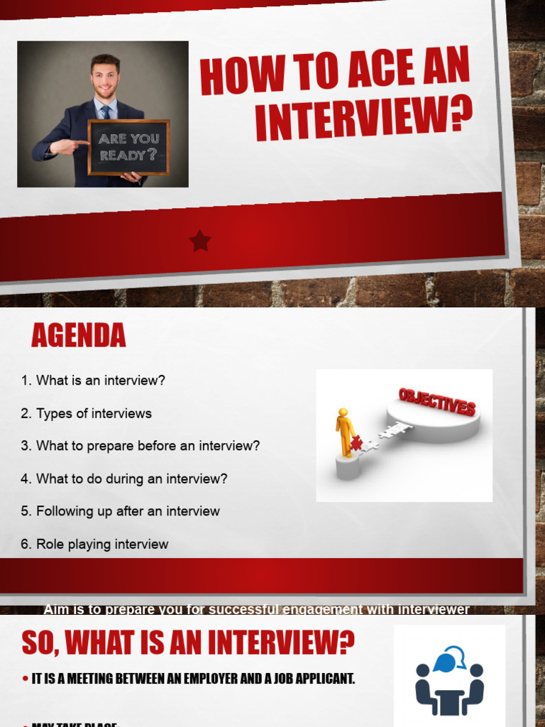 How To Ace An Interview | PDF | Body Language | Psychological Concepts