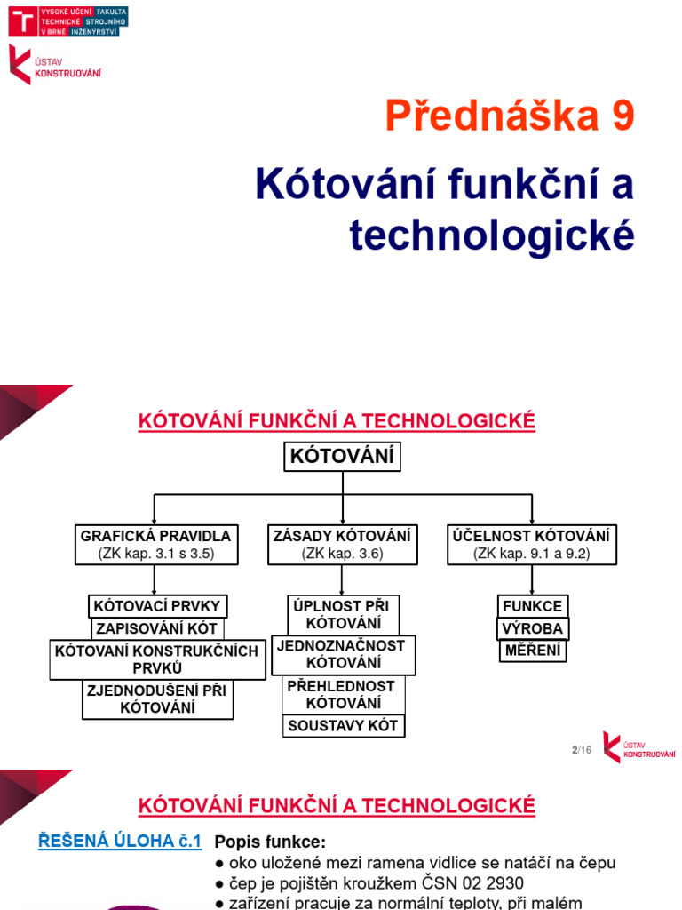 Prednaska 9 Kotovani Funkcni A Technologicke | PDF