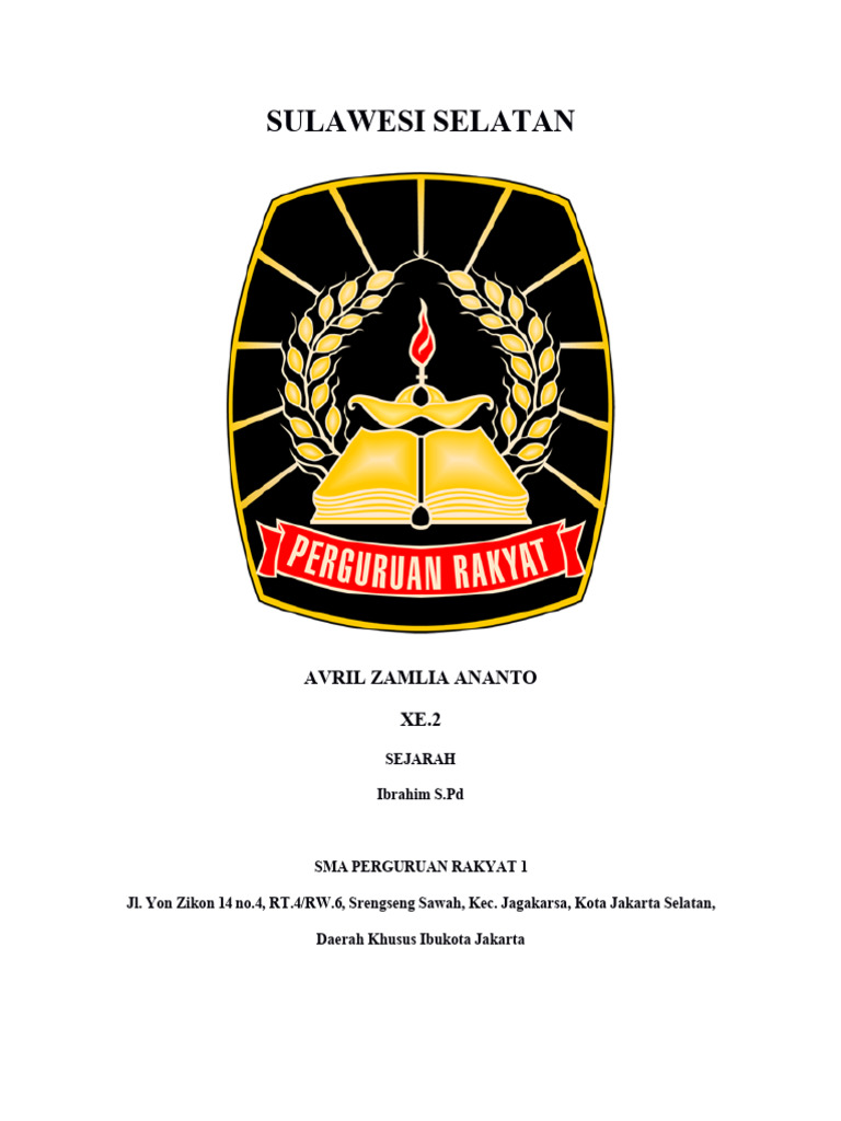 Makalah Sulawesi Selatan | PDF