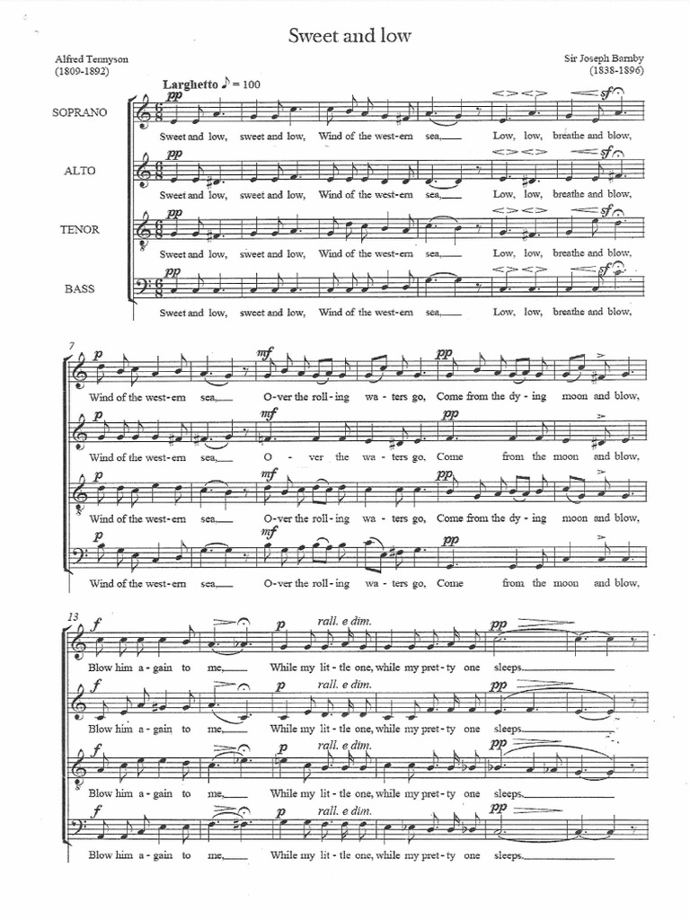 Sweet and Low 2pages | PDF
