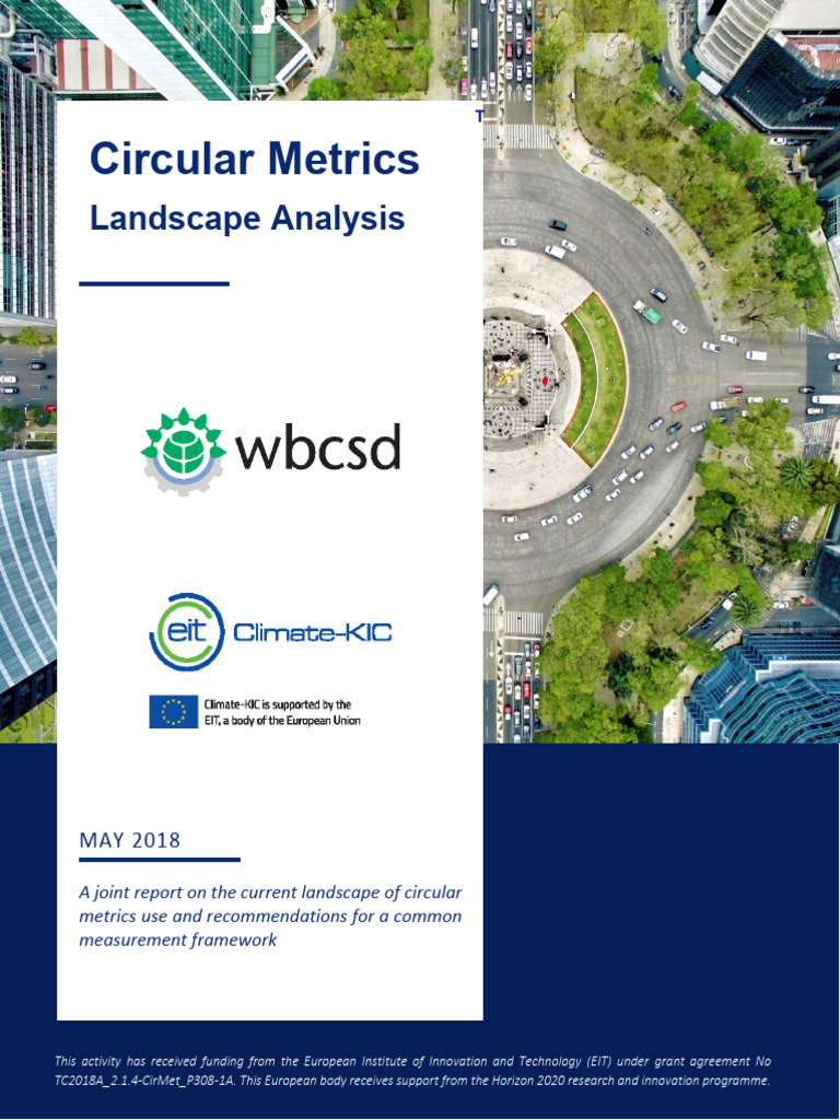 Circular Metrics-Landscape Analysis | PDF | Life Cycle Assessment ...