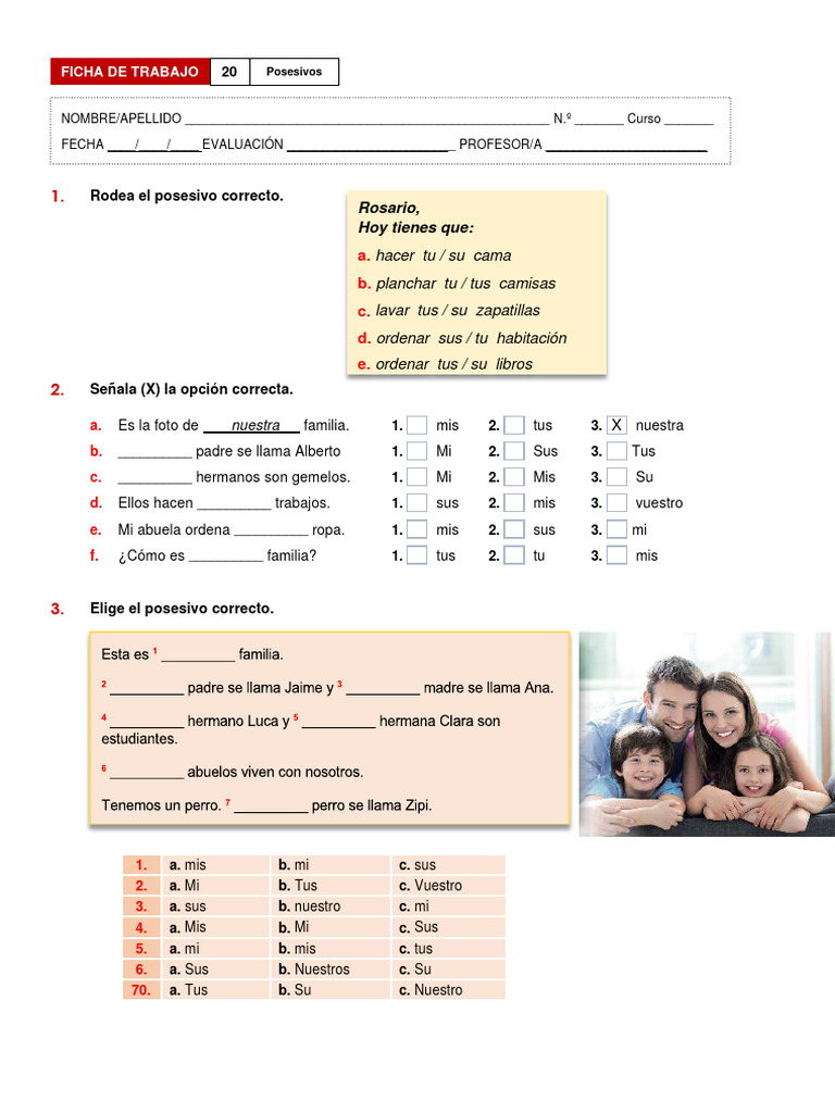 Ficha 54 - Pose - Irreg | PDF