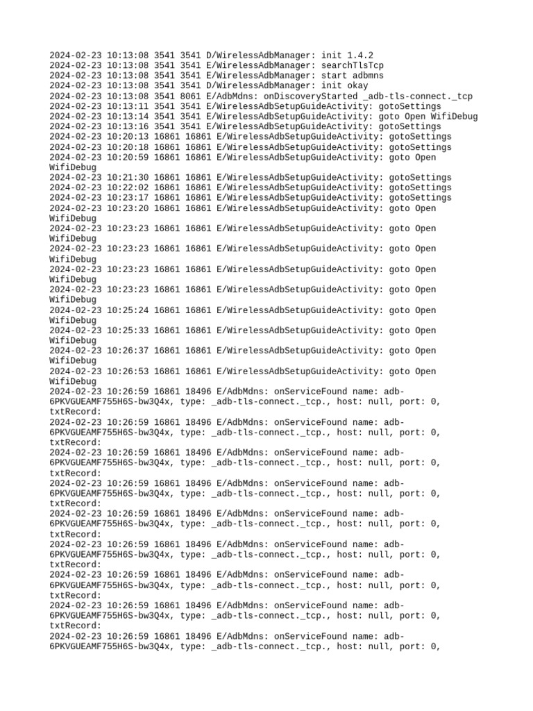 X 8 Wdlog | Download Free PDF | Data Transmission | Computer Programming