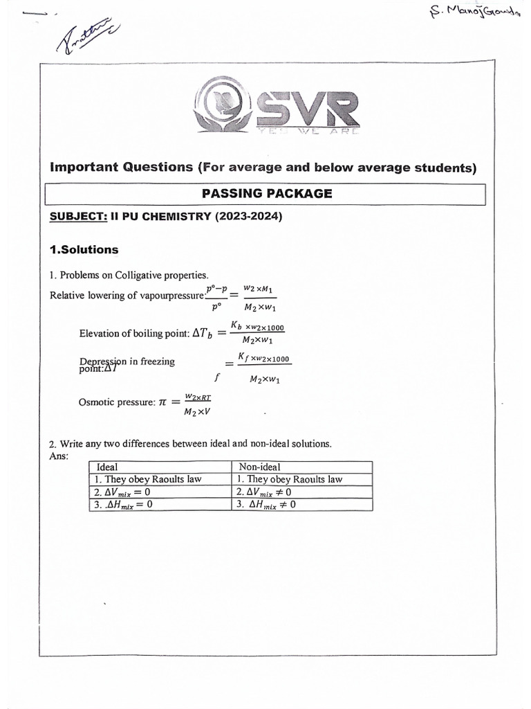 SVR Chemistry | PDF