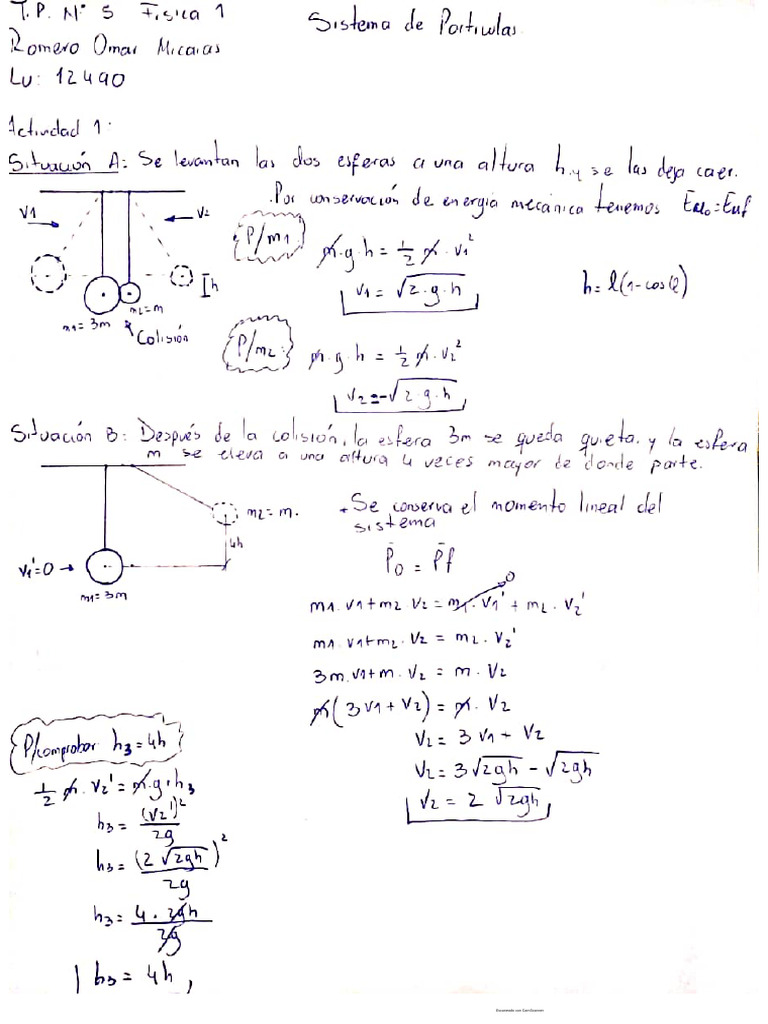 RomeroOmar TPN°5 Fisica1 | PDF