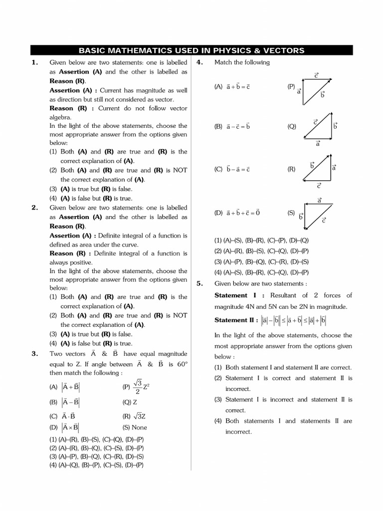 Ques - Basic Mathematics | PDF