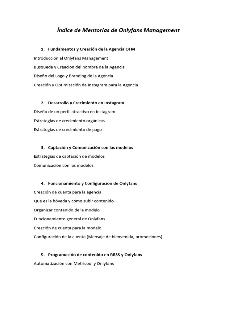 Guía para Gestionar OnlyFans Eficazmente | PDF | Informática