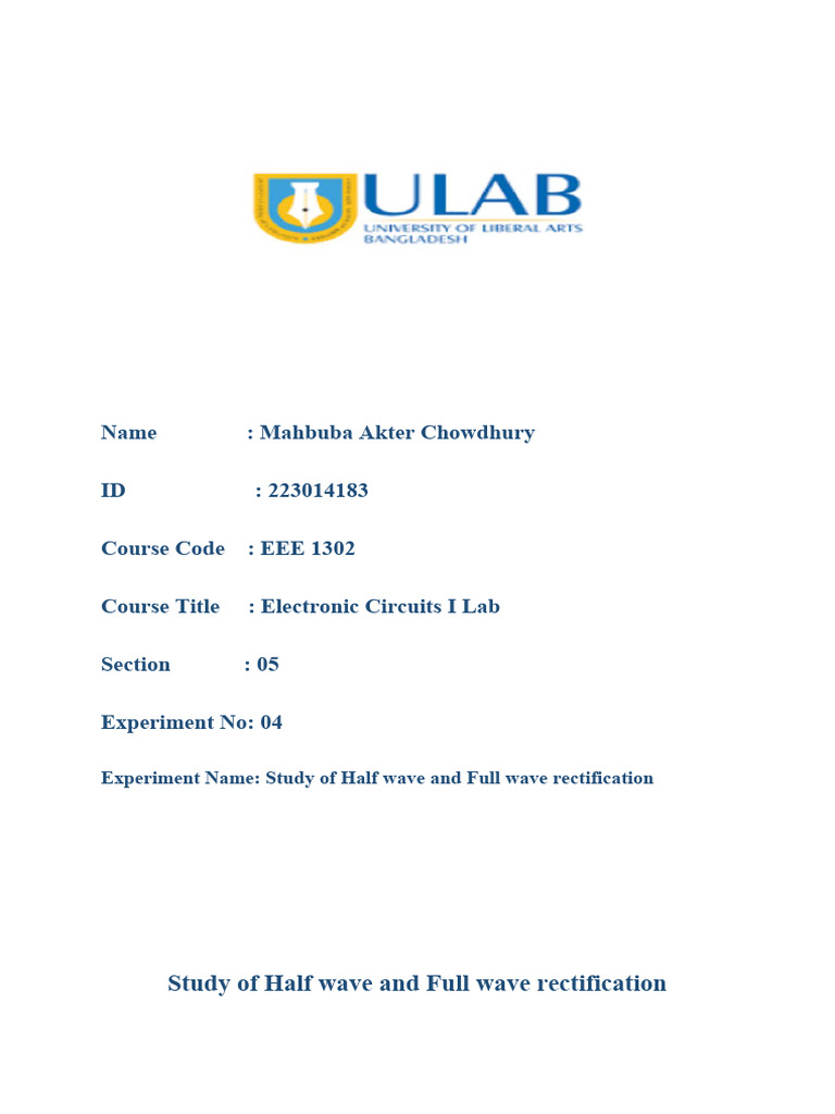 Eee 04 | PDF | Rectifier | Diode
