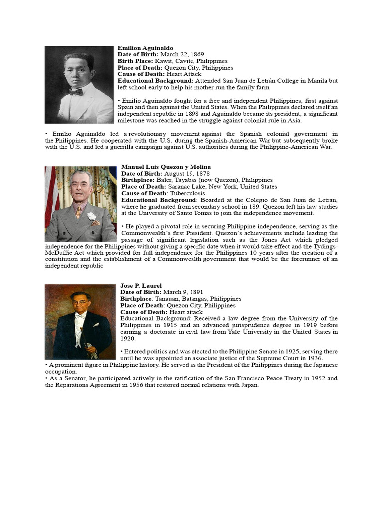 Philippine Presidents Pdf Philippines Benigno Aquino Iii