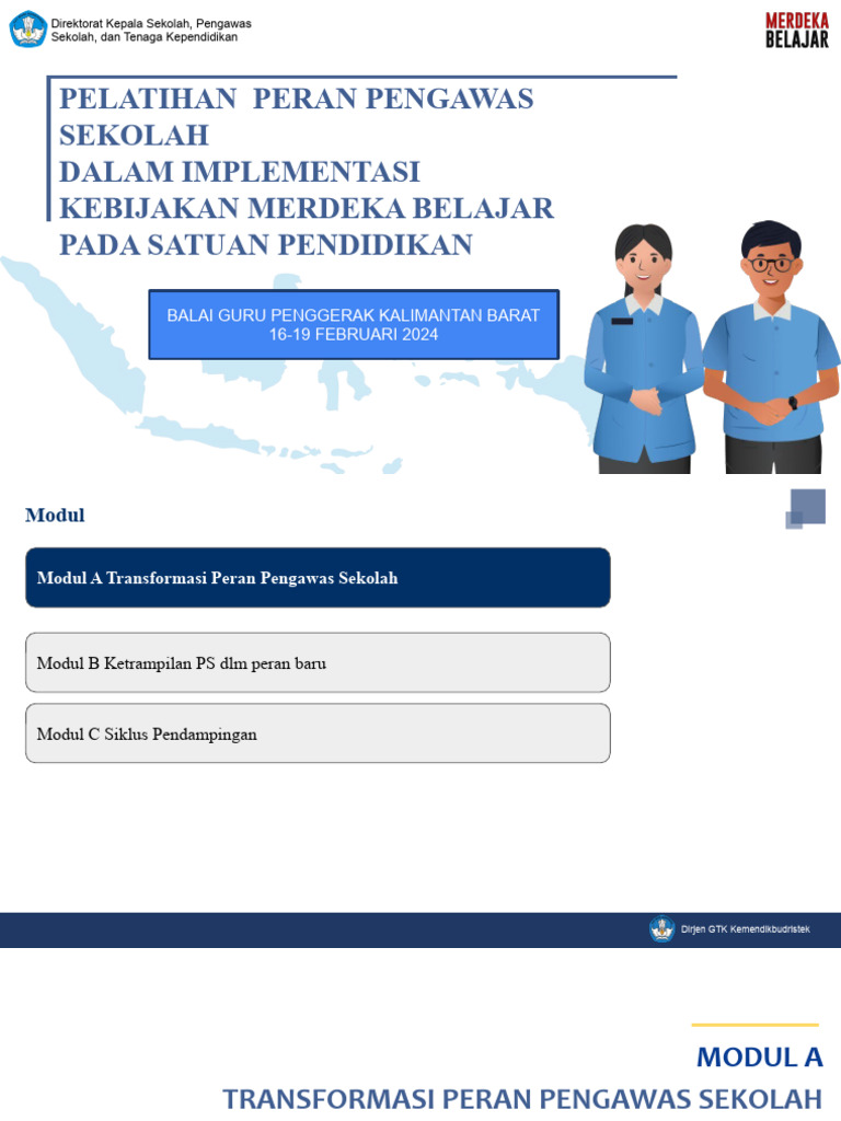 A. Transformasi Peran Pengawas (Bgp-Daring) | PDF