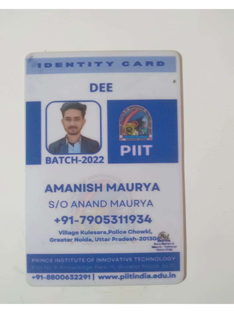 ID Card | PDF