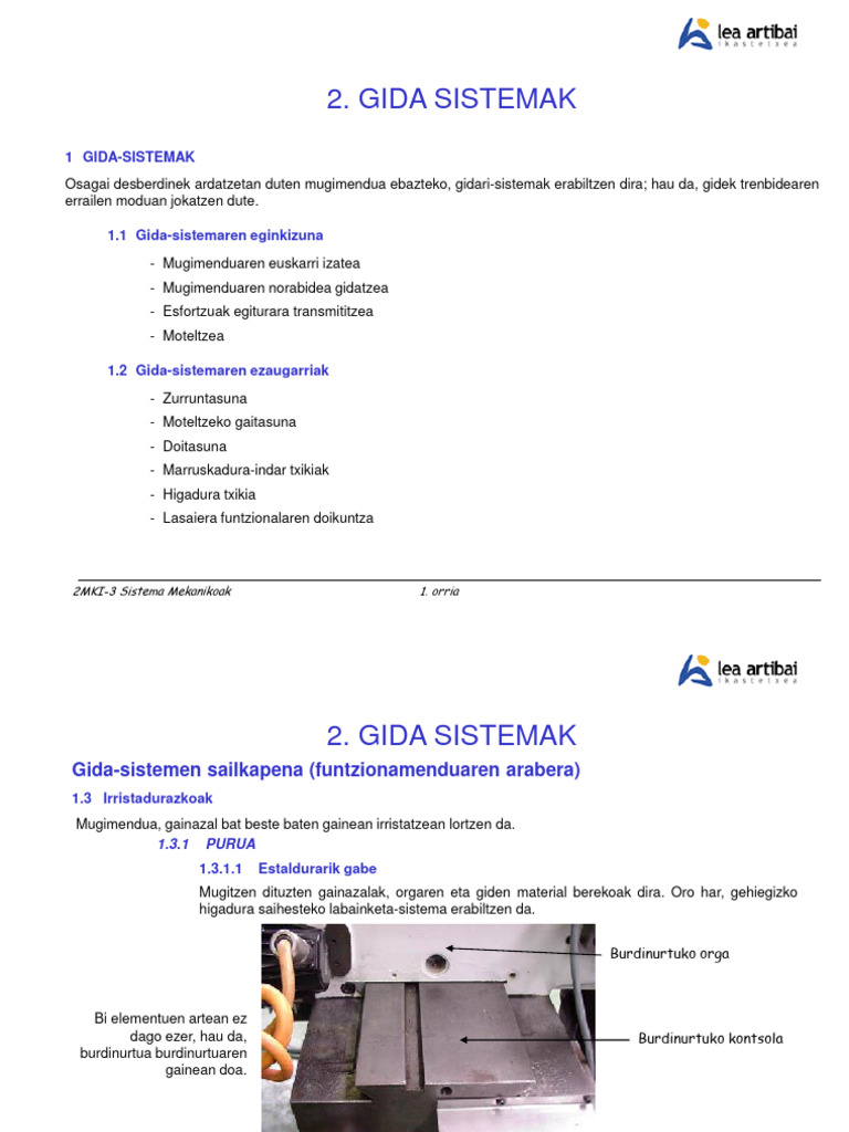 P02 Gida-Sistemak | PDF