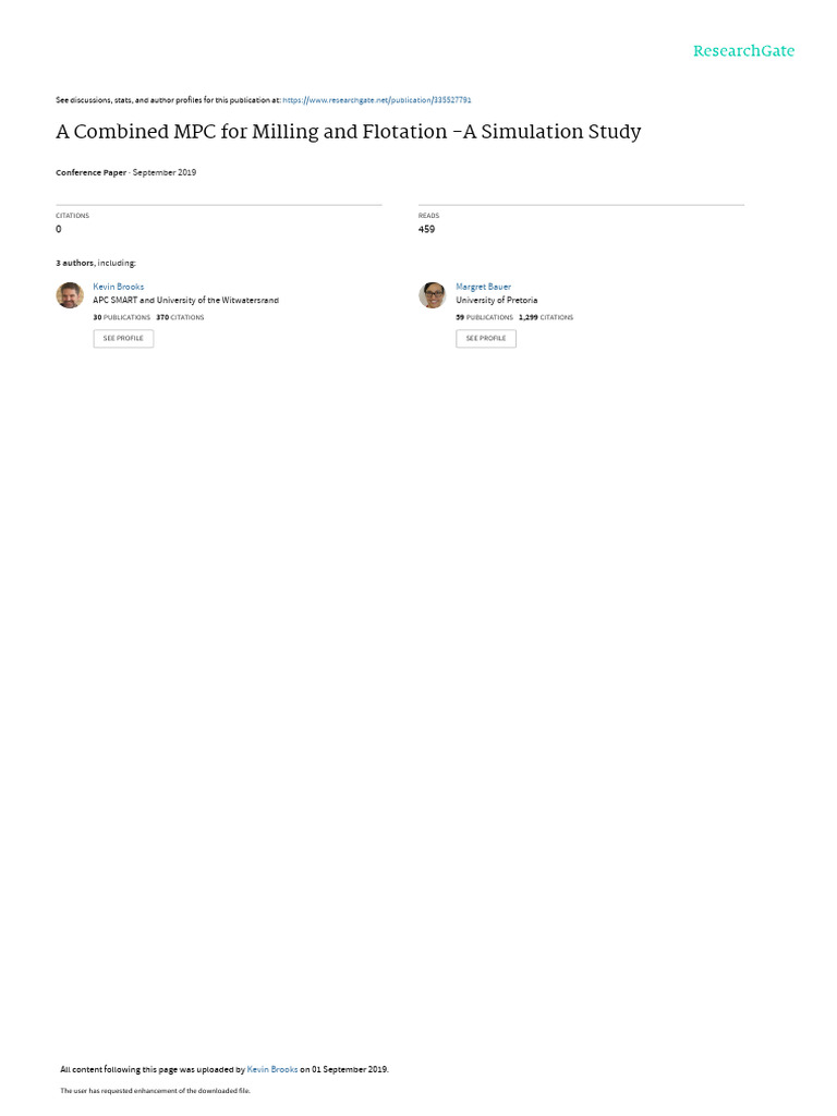 0073 - FI - A Combined MPC For Milling and Flotation - A Simulation ...