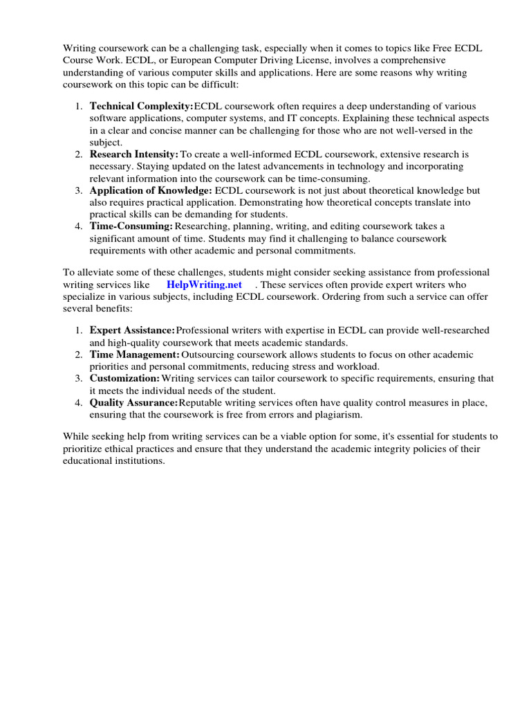 Free Ecdl Course Work | PDF | Educational Technology | Http Cookie